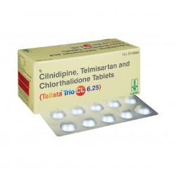 Telista Trio CL 6.25 Tablet - Uses, Price, Side Effects, Substitute