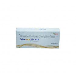 Telmipack Trio 6.25 Tablet - Uses, Price, Side Effects, Substitute