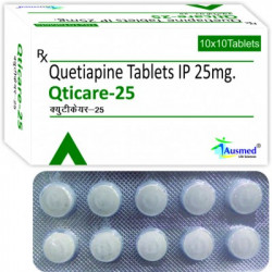 Qticare 25 Tablet - Uses, Price, Side Effects, Substitute