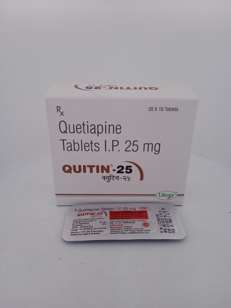 Quitin 25mg Tablet - Uses, Price, Substitute, Side Effects and Benefits
