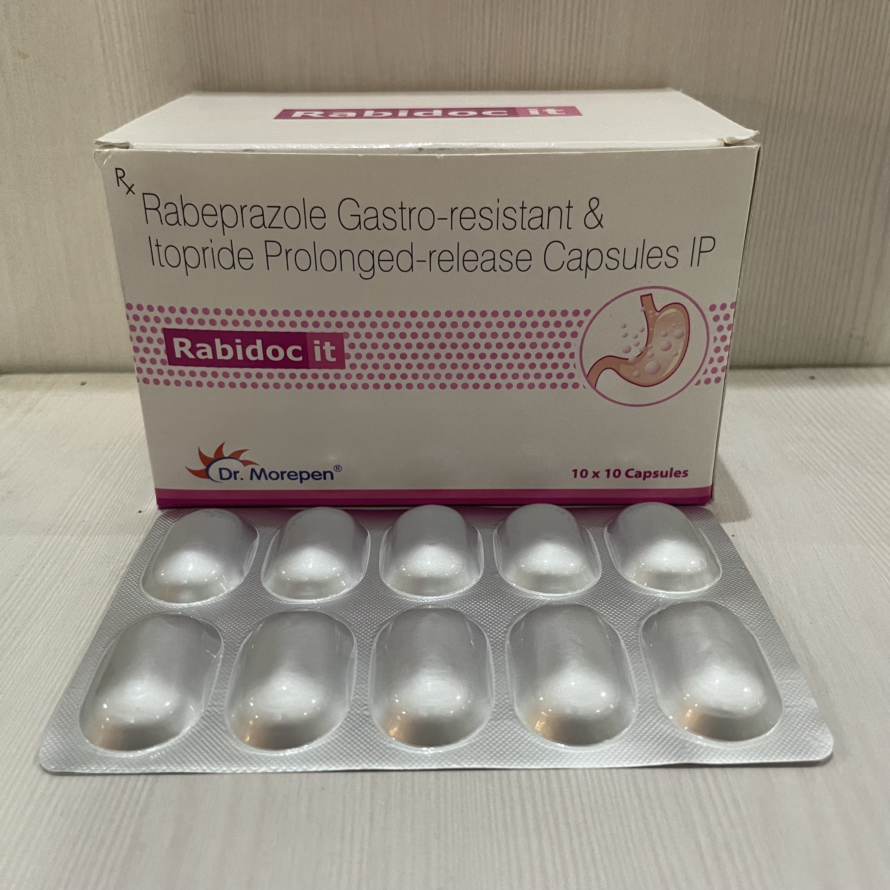 Rabidoc IT 20mg/150mg Capsule SR - Uses, Price, Side Effects, Substitute