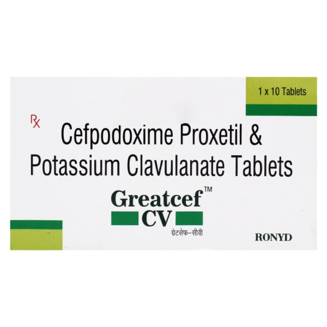 Greatcef CV Tablet - Uses, Price, Side Effects, Substitute