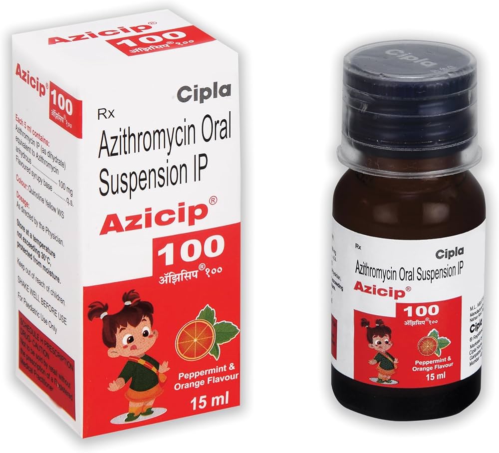 Azicip 100mg Oral Suspension - Uses, Price, Side Effects, Substitute