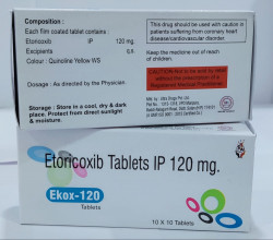 Ekox 120 Tablet - Uses, Price, Side Effects, Substitute
