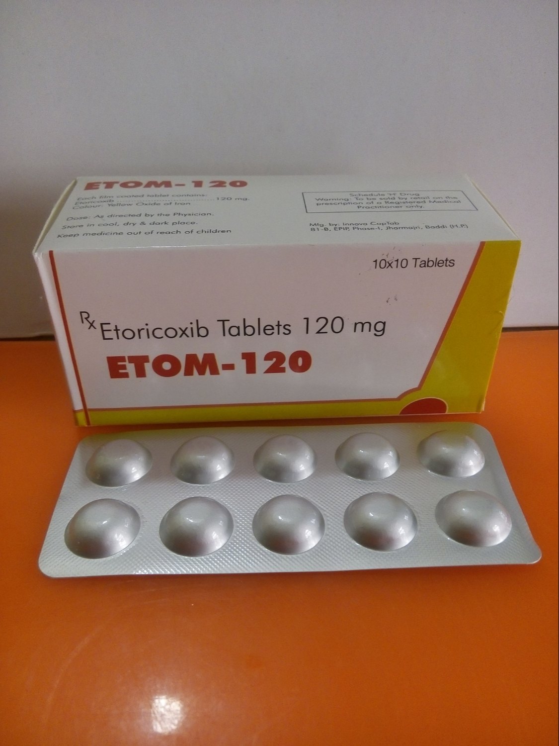 Etom 120mg Tablet - Uses, Price, Side Effects, Substitute