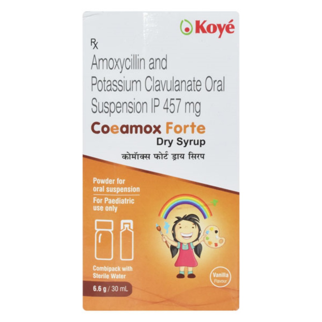 Coeamox Forte Dry Syrup - Uses, Price, Side Effects, Substitute