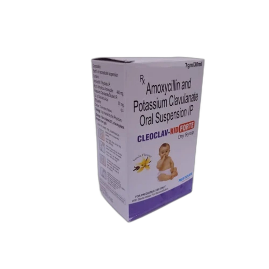 Cleoclav-Kid Forte Dry Syrup Vanilla - Uses, Price, Side Effects ...