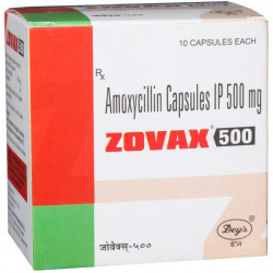 Zovax 500 Capsule - Uses, Price, Side Effects, Substitute