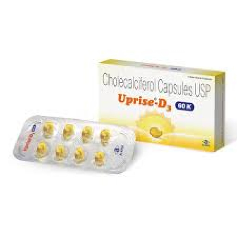 Uprise D3 60K Capsule - Uses, Price, Substitute, Side Effects and Benefits