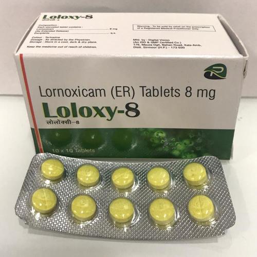 Loloxy 8mg Tablet - Uses, Price, Side Effects, Substitute