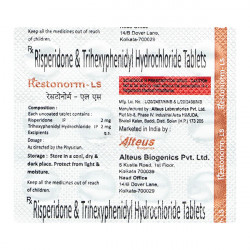 Restonorm LS 2mg/2mg Tablet - Uses, Price, Side Effects, Substitute