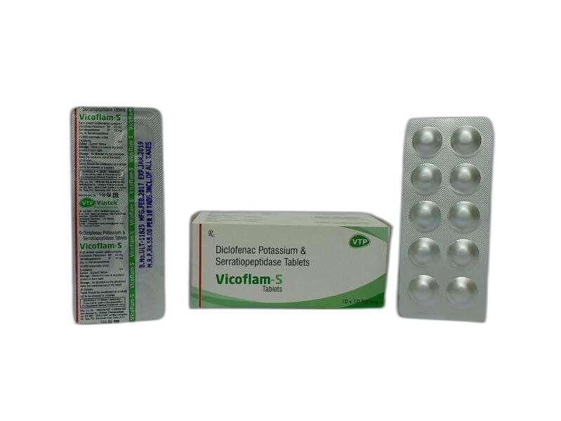 Vicoflam-S Tablet - Uses, Price, Side Effects, Substitute
