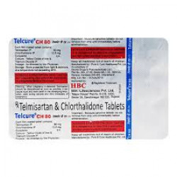Telcure CH 80 mg/12.5 mg Tablet - Uses, Price, Side Effects, Substitute