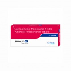 Relikast LX 75mg/5mg/10mg Tablet - Uses, Price, Side Effects, Substitute