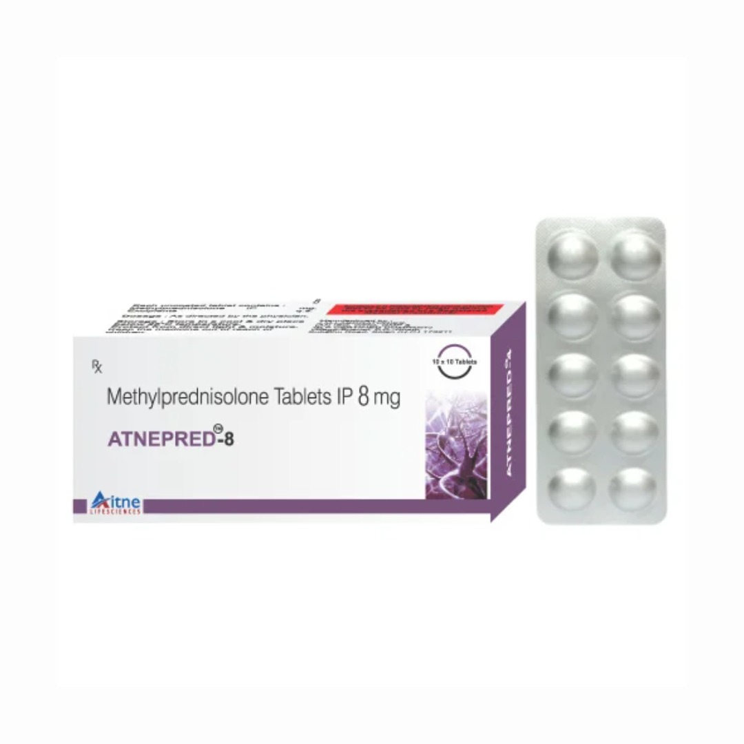 Atnepred 8mg Tablet - Uses, Price, Side Effects, Substitute