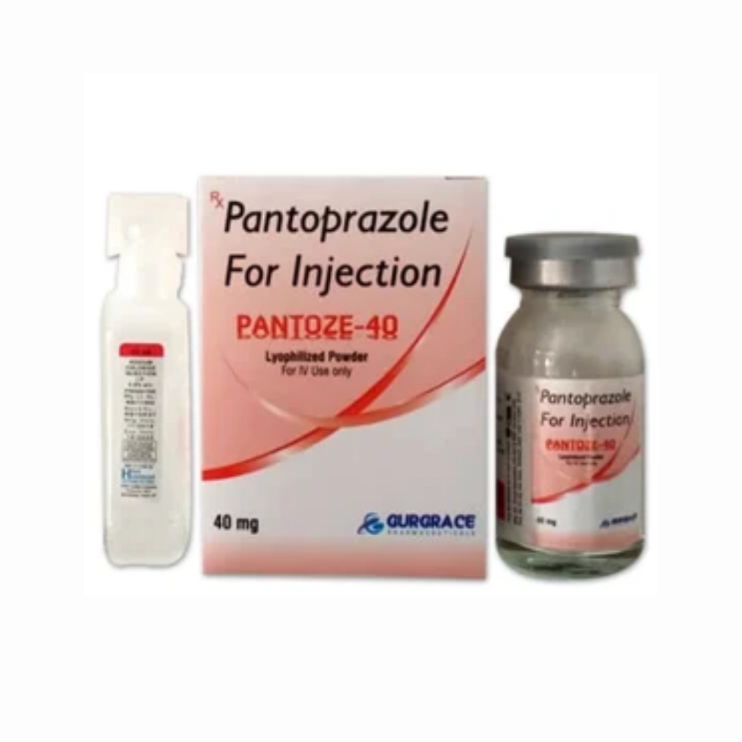 Pantoze 40mg Injection - Uses, Price, Side Effects, Substitute