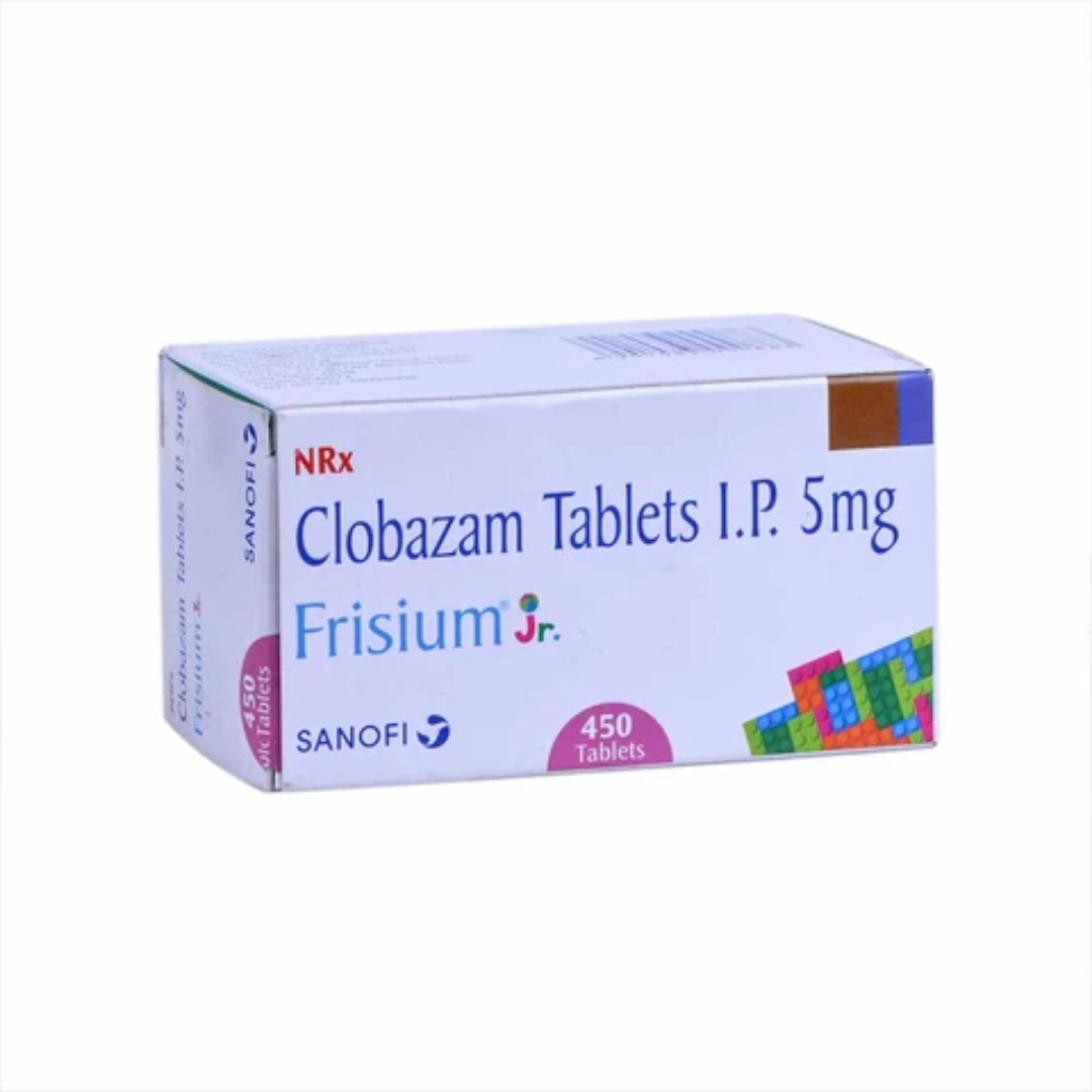 Frisium Jr 5 Tablet - Uses, Price, Side Effects, Substitute