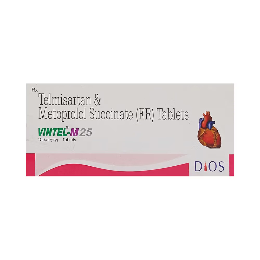 Vintel-M 25 Tablet ER - Uses, Price, Side Effects, Substitute
