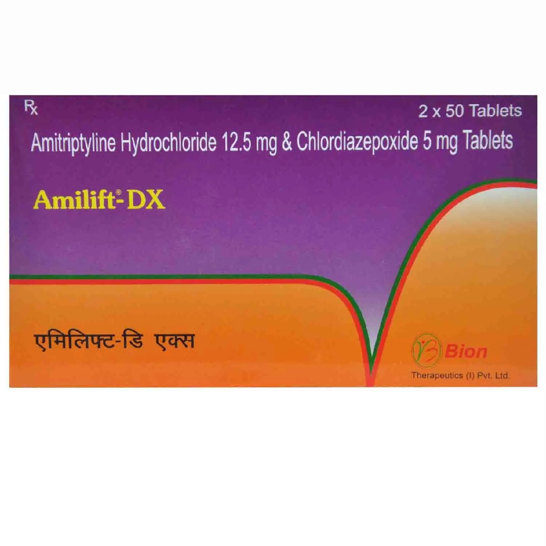 Amilift DX 12.5 mg/5 mg Tablet - Uses, Price, Side Effects, Substitute