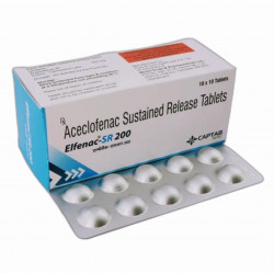 Elfenac 200mg Tablet SR - Uses, Price, Side Effects, Substitute