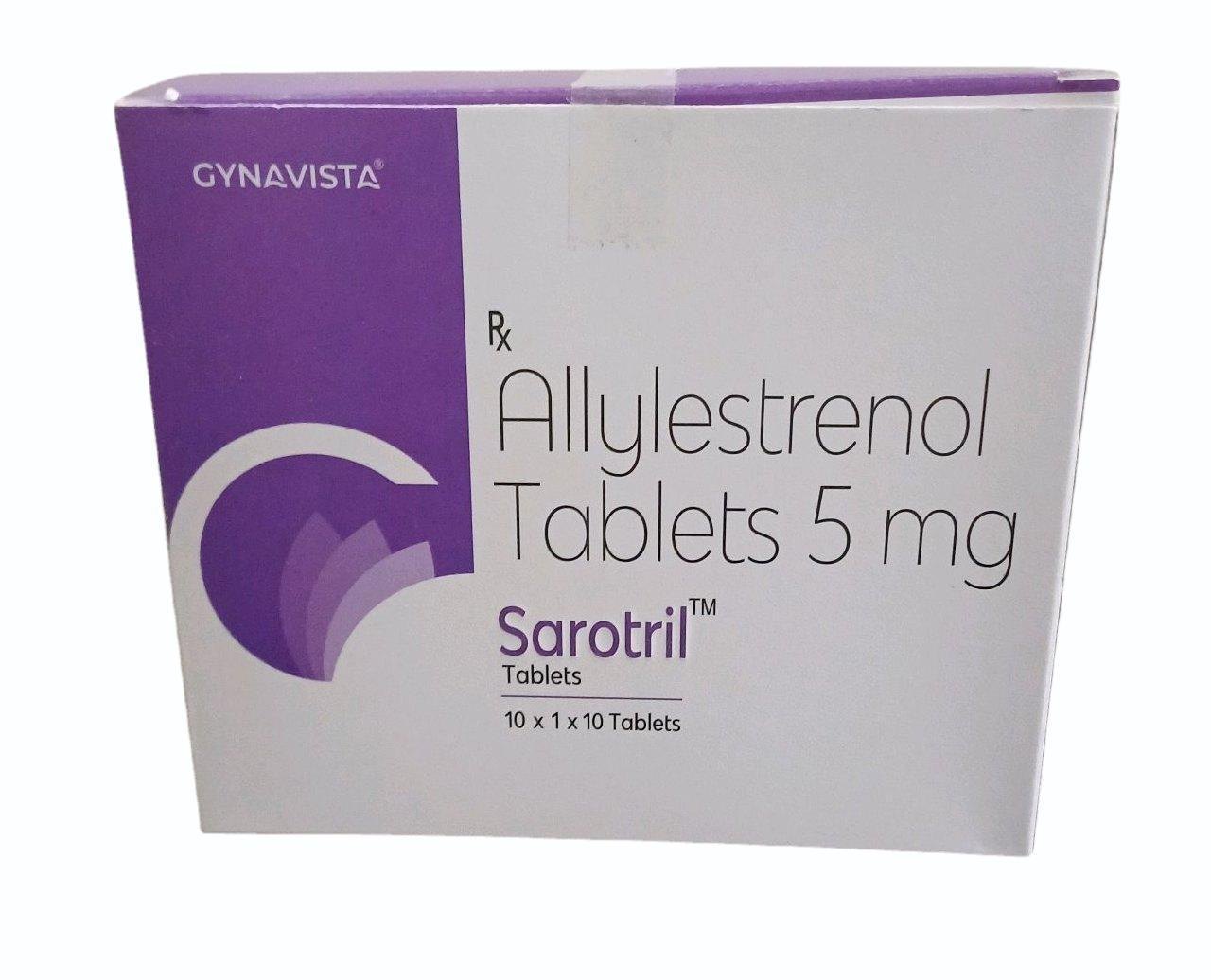 Sarotril 5mg Tablet - Uses, Price, Side Effects, Substitute