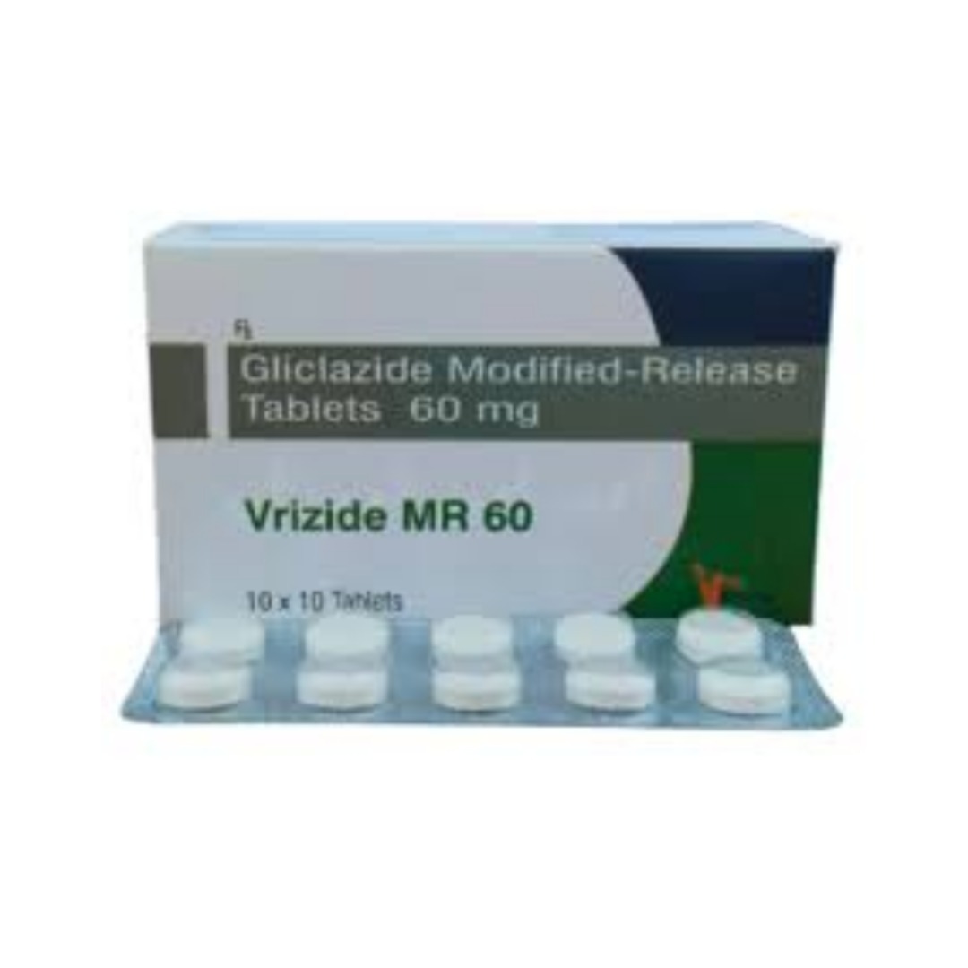 Vrizide MR 60 Tablet - Uses, Price, Side Effects, Substitute