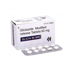 Glicia 60mg Tablet MR - Uses, Price, Side Effects, Substitute