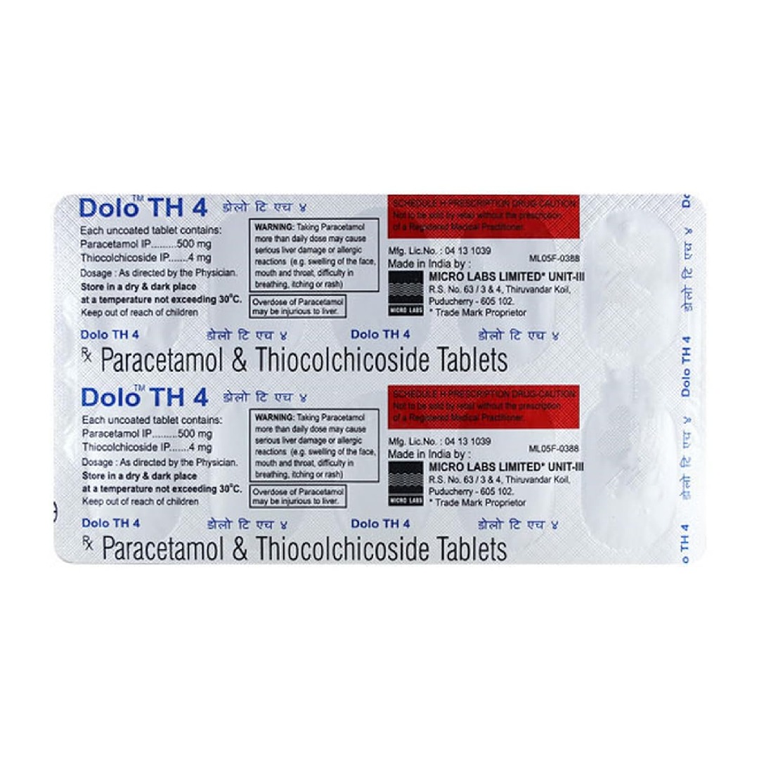 Dolo TH 4 Tablet Uses, Price, Side Effects And Substitutes