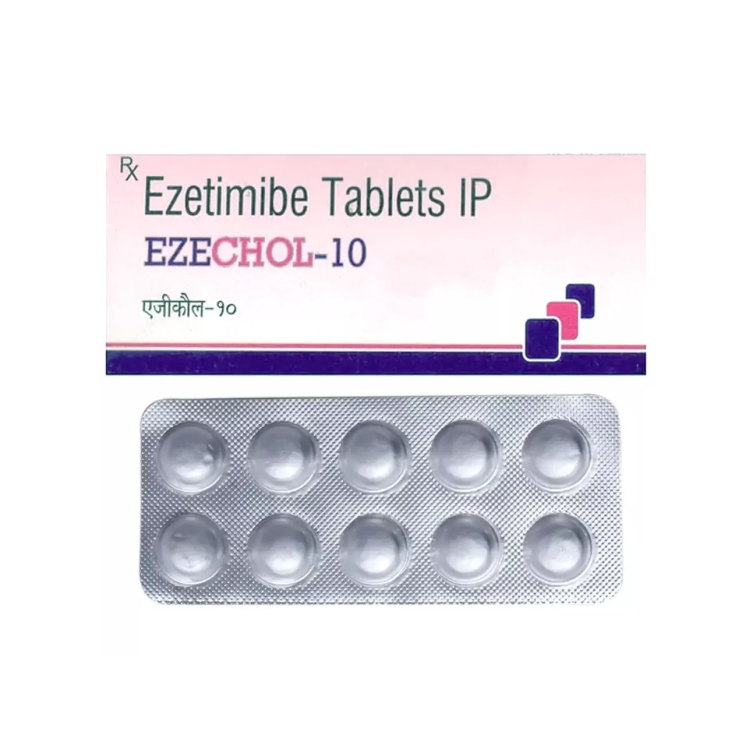 Ezechol 10mg Tablet – Uses, Price, Side Effects & Substitutes