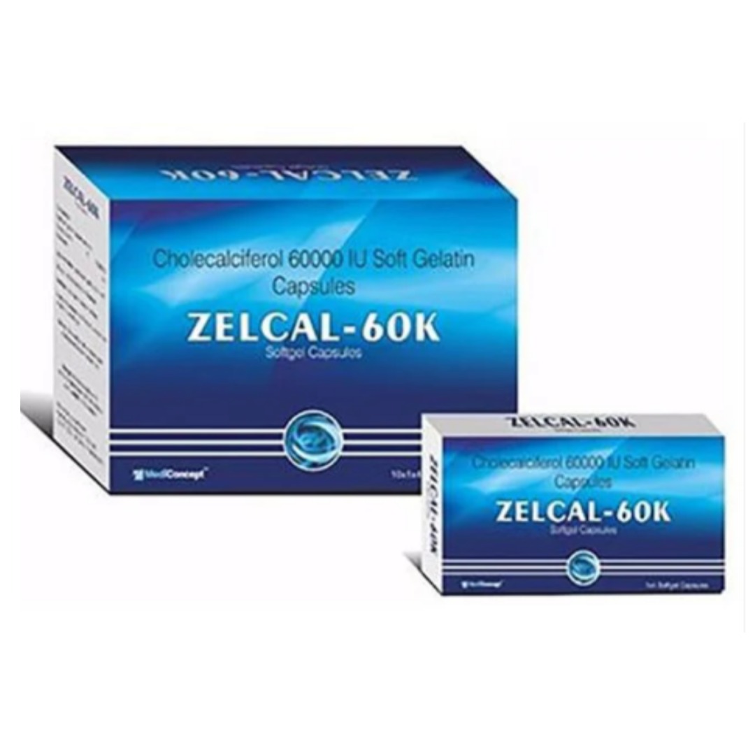 Zelcal 60k Capsules - Uses, Benefits, Side Effects & Price
