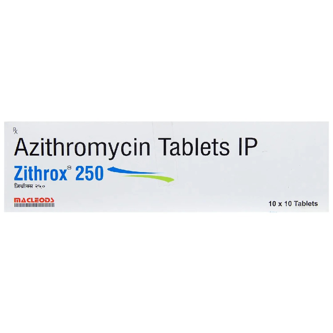 Zithrox 250 Tablet - Uses, Benefits, Side Effects & Price