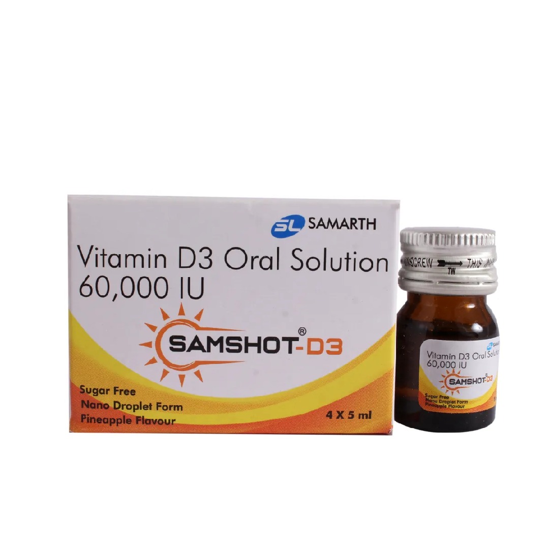 Samshot d3 Oral Solution - Uses, Benefits, Side Effects & Price