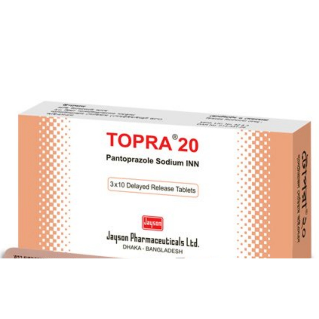 Topra 20mg Tablet - Uses, Benefits, Side Effects & Price